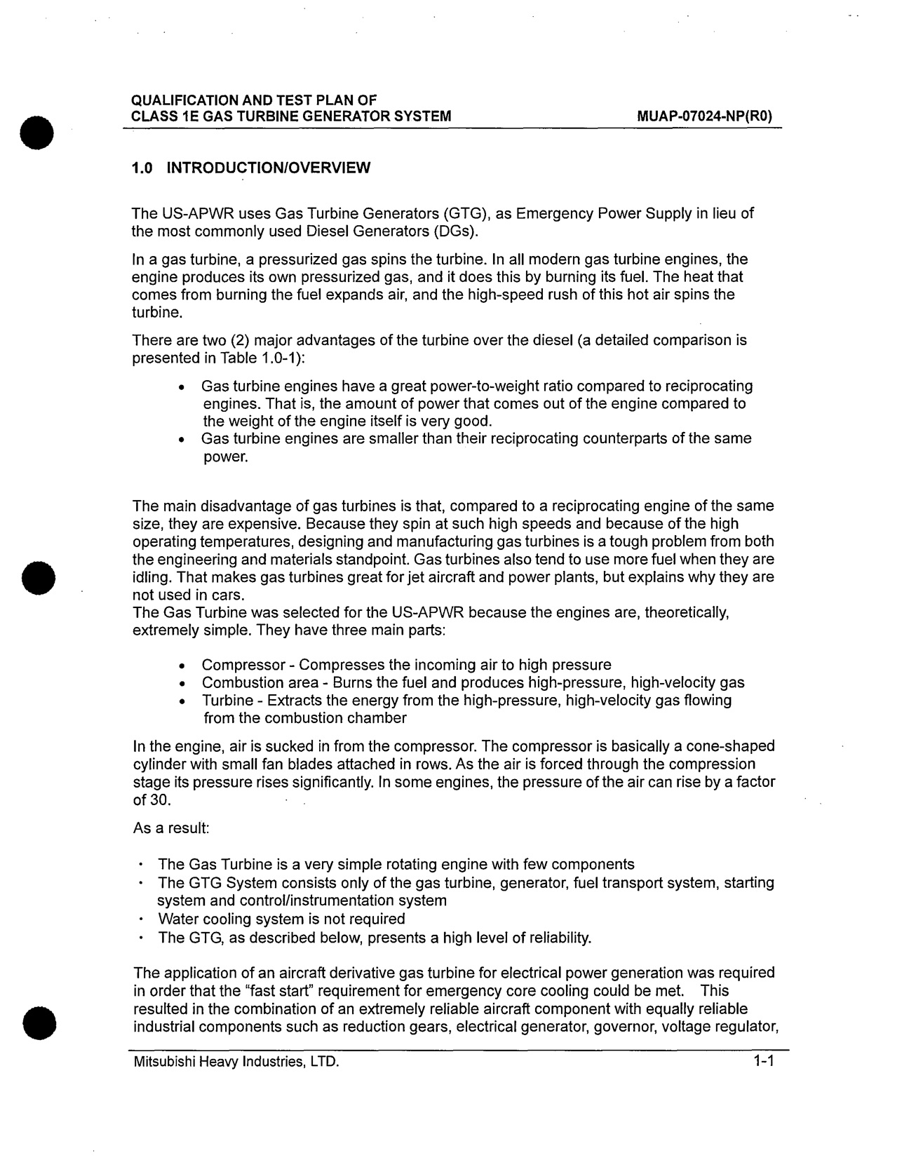 qualification-and-test-plan-class-ie-gas-turbine-generator-s-012
