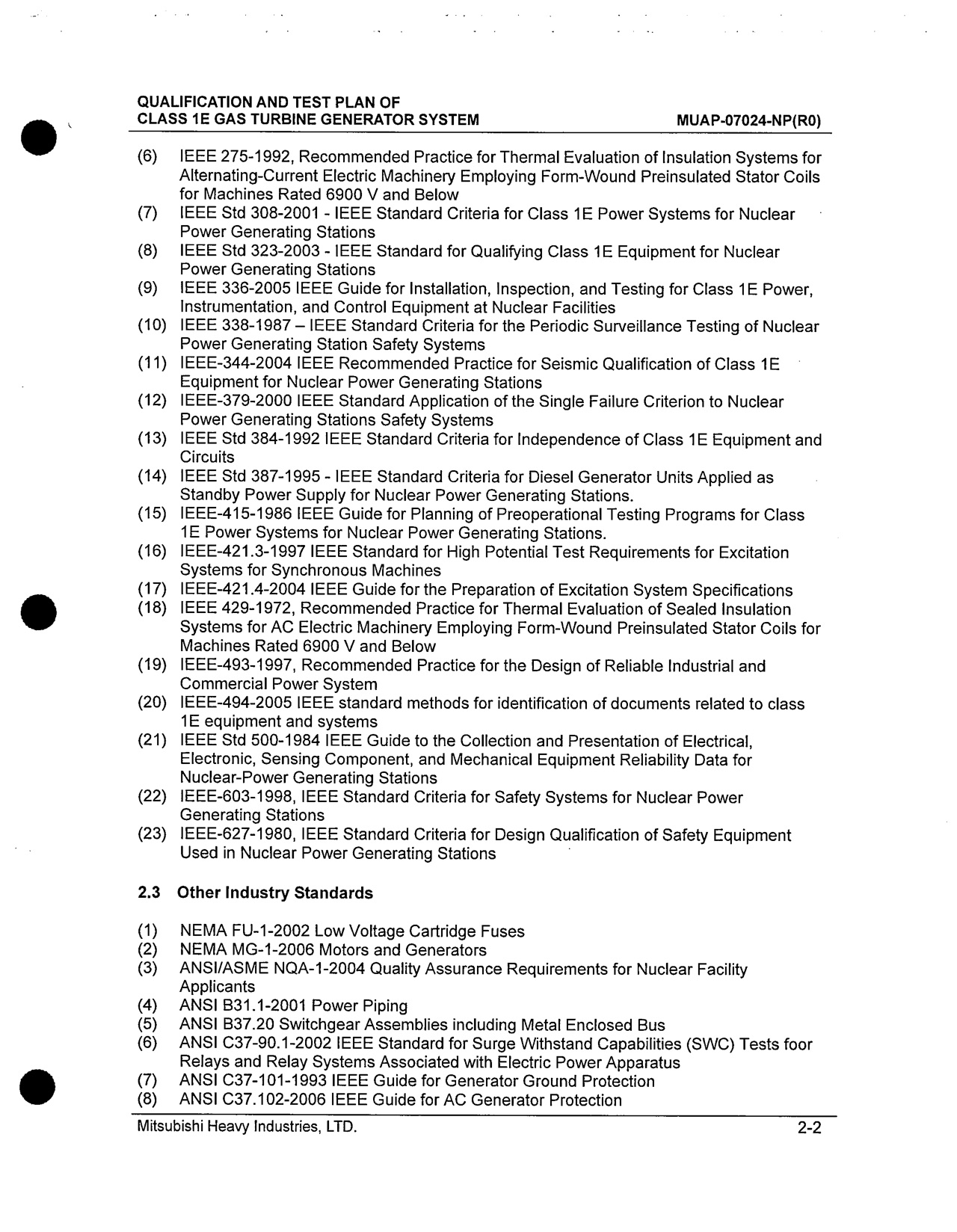 qualification-and-test-plan-class-ie-gas-turbine-generator-s-018